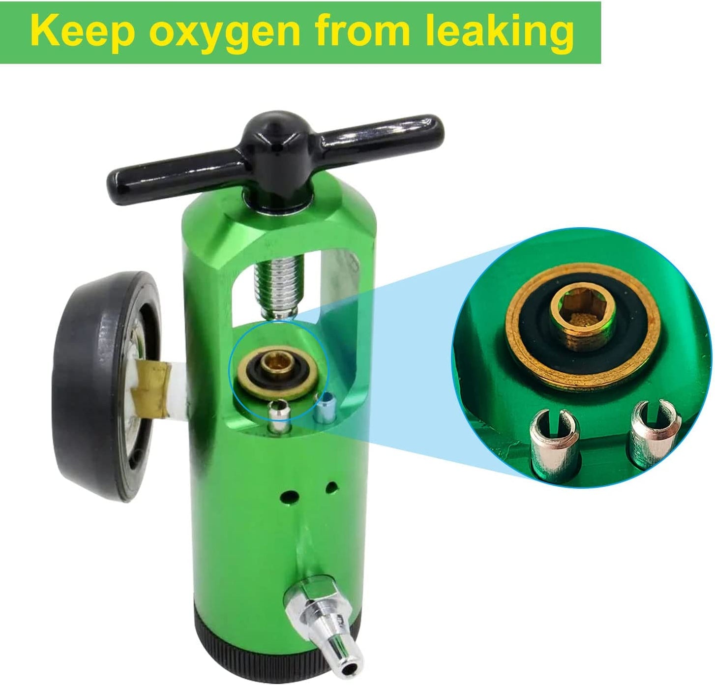 Oxygen Regulator Washer, O2 Ring Seals Brass Yoke Washer, Oxygen Tank ...